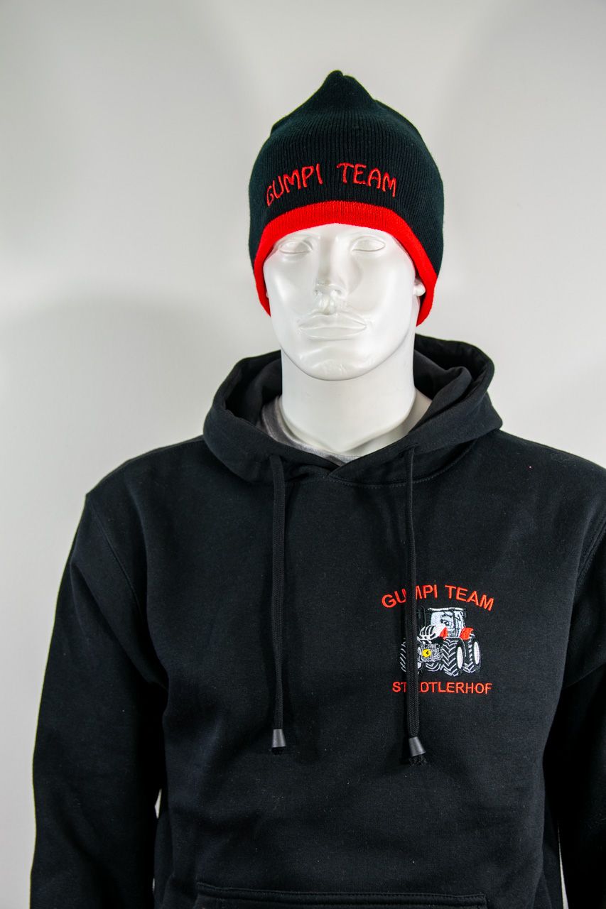 Winter Mütze "Gumpi Team" - Farben: grau